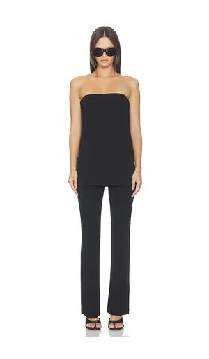 Alexander Wang Pre-styles Corset With Pant Jumpsuit - Black