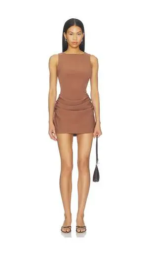 ALL THE WAYS X Blake Evin Loxley Mini Dress In . Also - Brown
