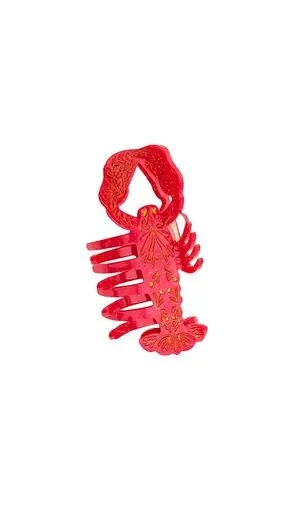 SOLAR ECLIPSE Hand-painted Lobster Claw Hair Clip - Beauty: Multi