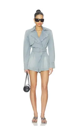 AFRM Feyra Trench Romper