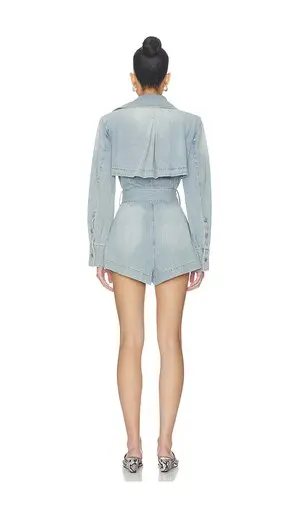 AFRM Feyra Trench Romper