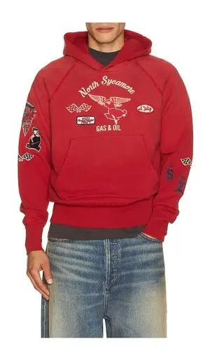 SAMUEL ZELIG Service Hoodie - Red