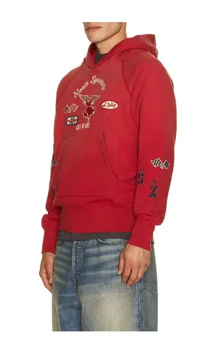 SAMUEL ZELIG Service Hoodie - Red