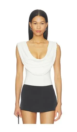 ALL THE WAYS X Blake Evin Rian Drape Bodysuit