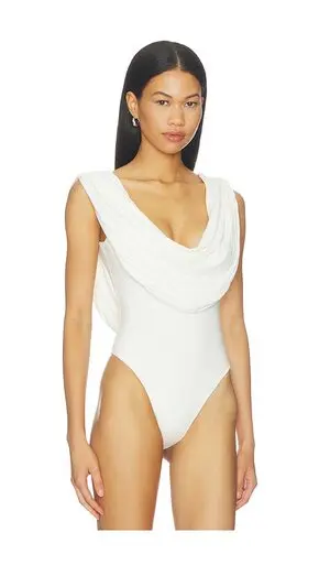 ALL THE WAYS X Blake Evin Rian Drape Bodysuit