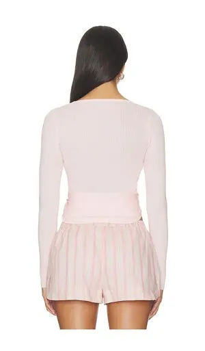 MORE TO COME Calico Knit Top