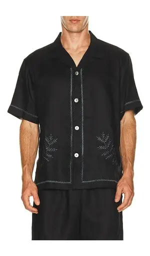 TRIBE AND TRUE Pablo Shirt In . Also - Black