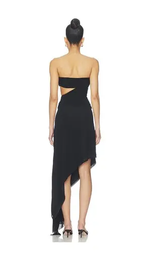 Superdown Janae Strapless Midi Dress In . Also