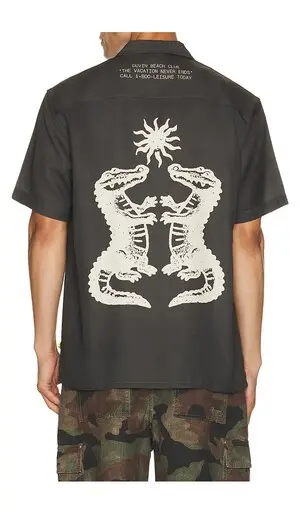 DUVIN DESIGN Gator Buttonup In . Also - Black