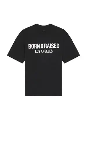 BORN X RAISED Headline Tee In . Also