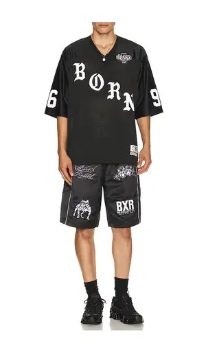 BORN X RAISED Paranoia Football Jersey In . Also