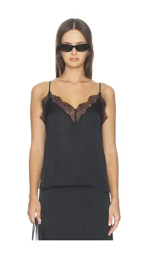 ANINE BING Mael Camisole In . Also - Black