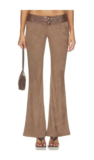 I.AM.GIA Viviane Suede Pant In . Also - Chocolate
