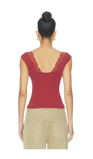 Free People Blush Hour Tee In . Also