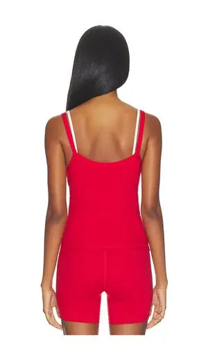 FORM Layered Cami Top In Cherry, Navy, & White In . Also