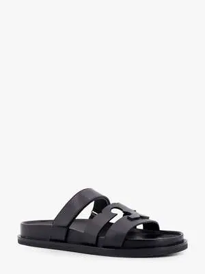 Tory Burch Ines Leather Sandals - Black