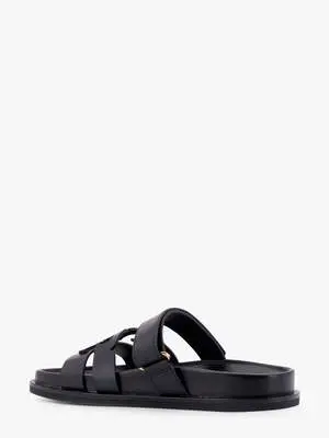 Tory Burch Ines Leather Sandals - Black