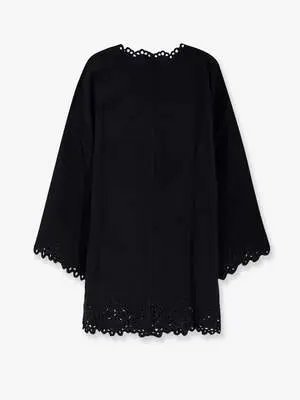 MARANT ETOILE Sherazade Short Cotton Dress - Black