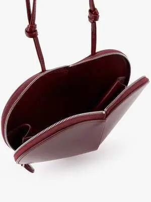 Alaïa Le Coeur Leather Crossbody Bag