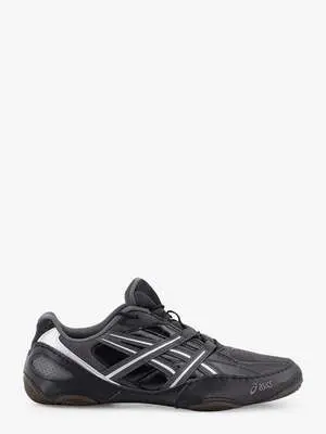 Asics Hypersync Mesh And Leather Sneakers With Embroidered Logo