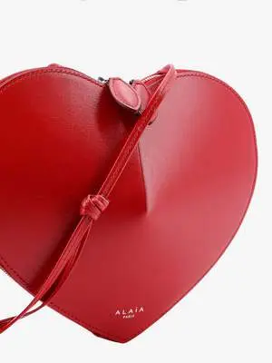 Alaïa Le Coeur Leather Crossbody Bag