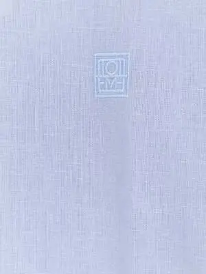 TOTEME Cotton And Linen Oversized Summer Shirt