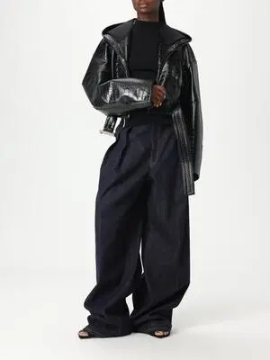 Sportmax Fitted High Neck Jumper With Contrast Stitching