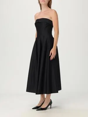Alberta Ferretti Strapless Midi Dress