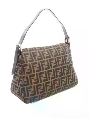 Fendi 2000-2015 Zucca Canvas Mamma Forever Shoulder Bag