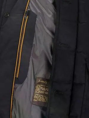 MOORER Fur-collar Quilted Jacket