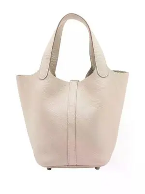 Hermès 2020 Clemence Picotin Lock 18 Handbag - Brown