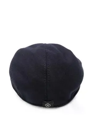 GRAN SASSO Logo-patch Flat Cap