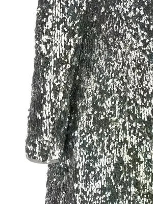 Balmain Sequin-embellished Structured-shoulder Mini Dress