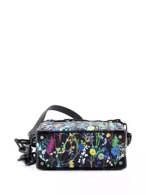 LOUIS VUITTON Soft Trunk Bag Limited Edition Foliage Monogram Eclipse Mini Crossbody Bag - Black