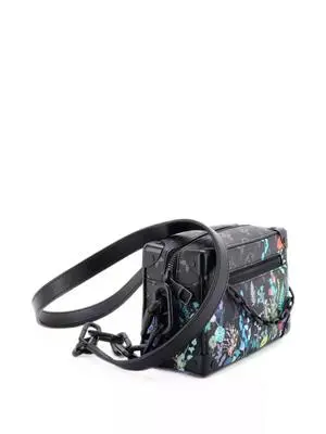 LOUIS VUITTON Soft Trunk Bag Limited Edition Foliage Monogram Eclipse Mini Crossbody Bag