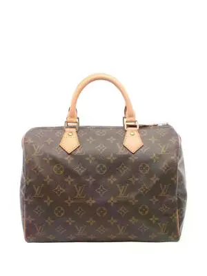 LOUIS VUITTON 1994 Monogram Speedy 30 Boston Bag - Brown