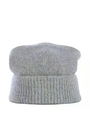 Brunello Cucinelli Ribbed-knit Beanie Hat - Grey