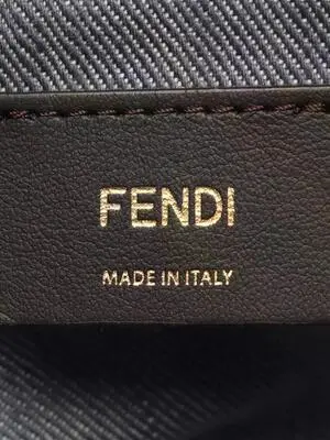 Fendi Zucca Canvas Mamma Baguette Satchel