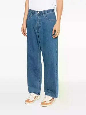 AGNES B. Logo-embroidered Jeans