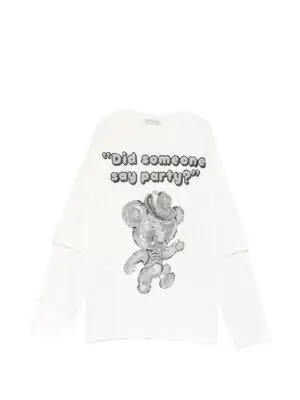 Joshua Sanders Magda Party T-shirt - Neutrals