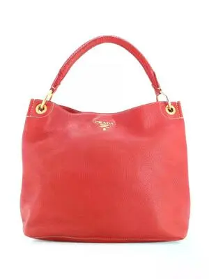 Prada Rolled Vitello Daino Large Hobo Bag