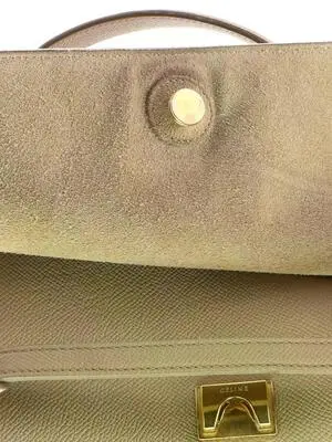 Celine Belt Bag Textured Leather Mini Shoulder Bag - Neutrals