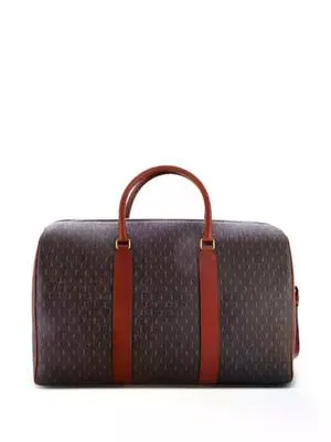 Saint Laurent Le Monogramme Coated Canvas And Leather Duffle Travel Bag