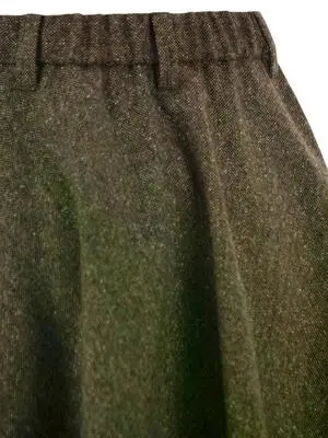 Brunello Cucinelli Textured Flared Mini Skirt