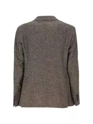Tagliatore Tweed Single-breasted Blazer