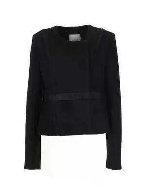 PATOU Bow-detail Virgin Wool Jacket