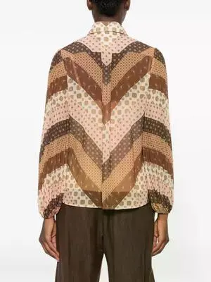 Zimmermann Sunray Collard Shirt