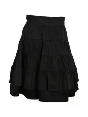 Sandro Tiered Ruffled Skirt