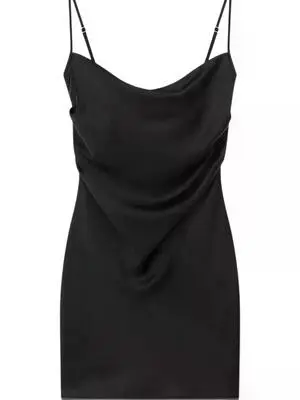 Nanushka Seren Cowl-neck Fitted Mini Dress