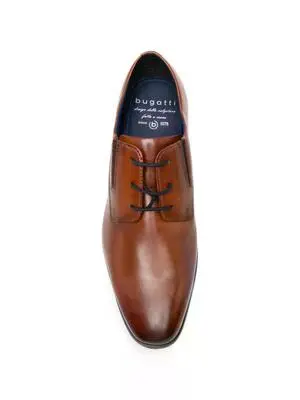 BUGATTI Logo-plaque Elasticated-insert Derby Shoes
